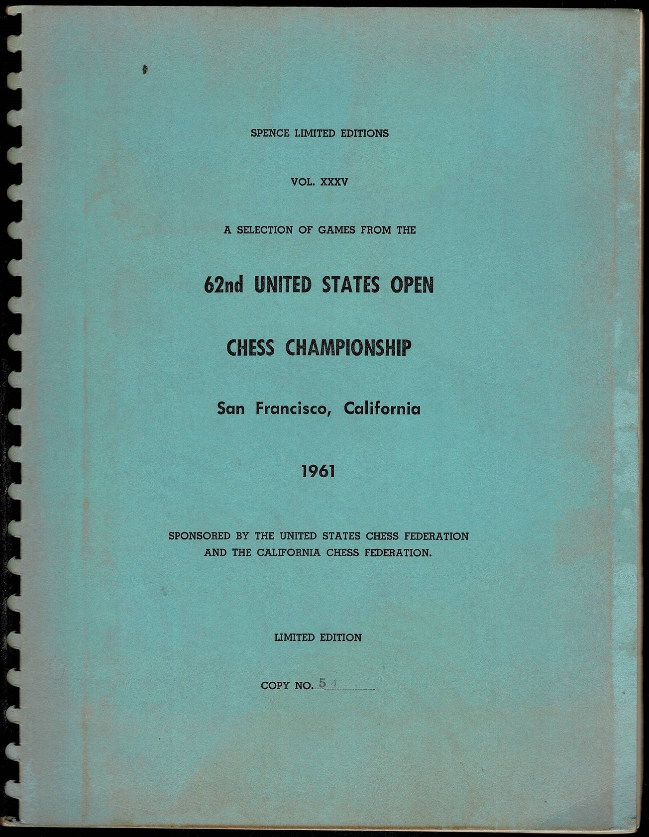 A selection of games from the 62nd United States Open Chess Championsh ...