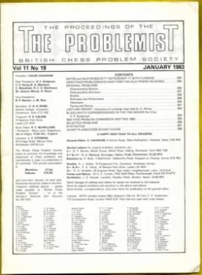 The Problemist: Proceedings of the British Chess Problem Society Volum ...