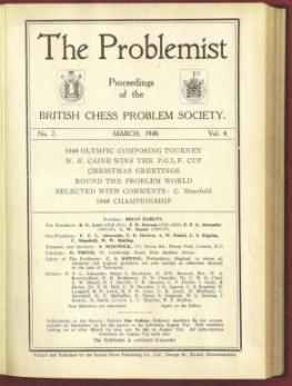 The Problemist: Proceedings of the British Chess Problem Society, Volu ...